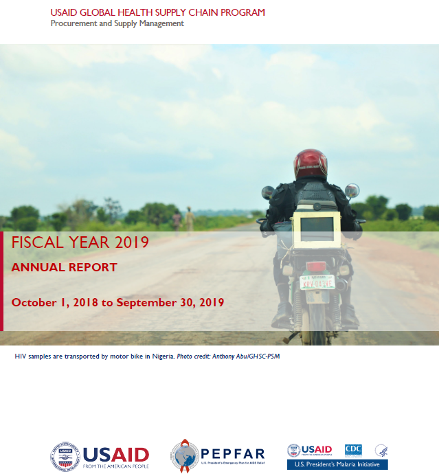 Ghsc Psm 2019 Annual Report Usaid Global Health Supply Chain Program